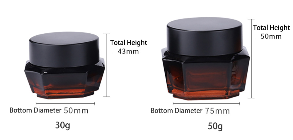 Rhomboid Glass Bottle and Jar - Jaunce industrial