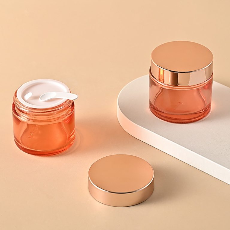 60g semi-permeable rose gold cream jar - Jaunce industrial